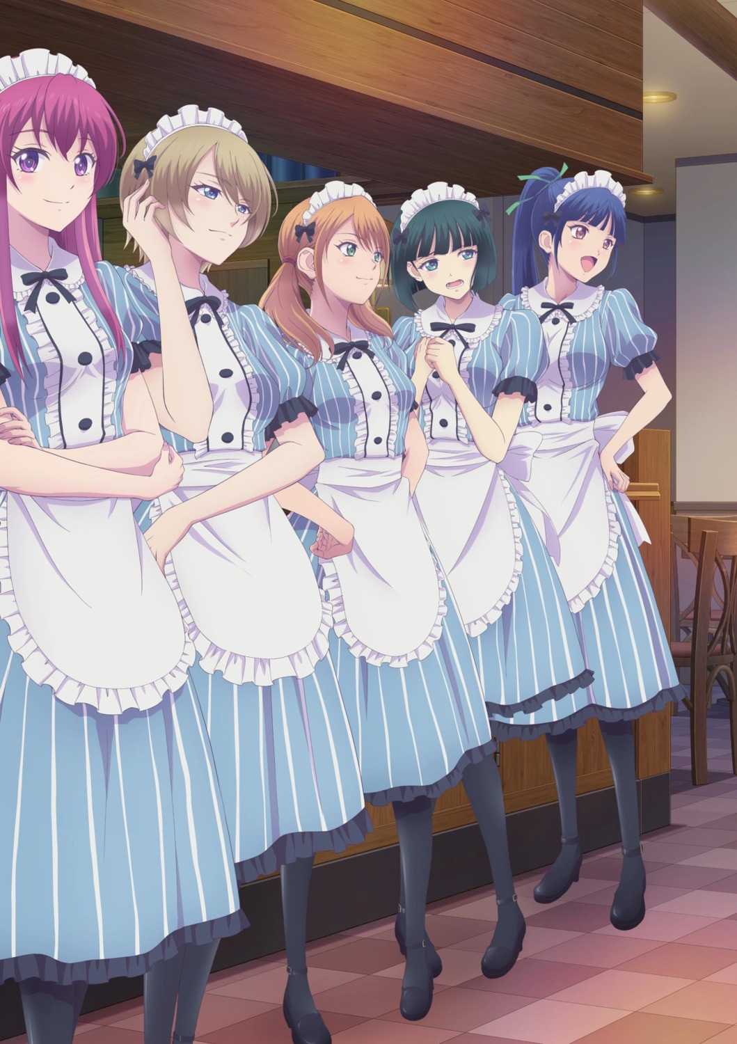 megami no café terrace hououji akane makuzawa ouka ono shiragiku ...